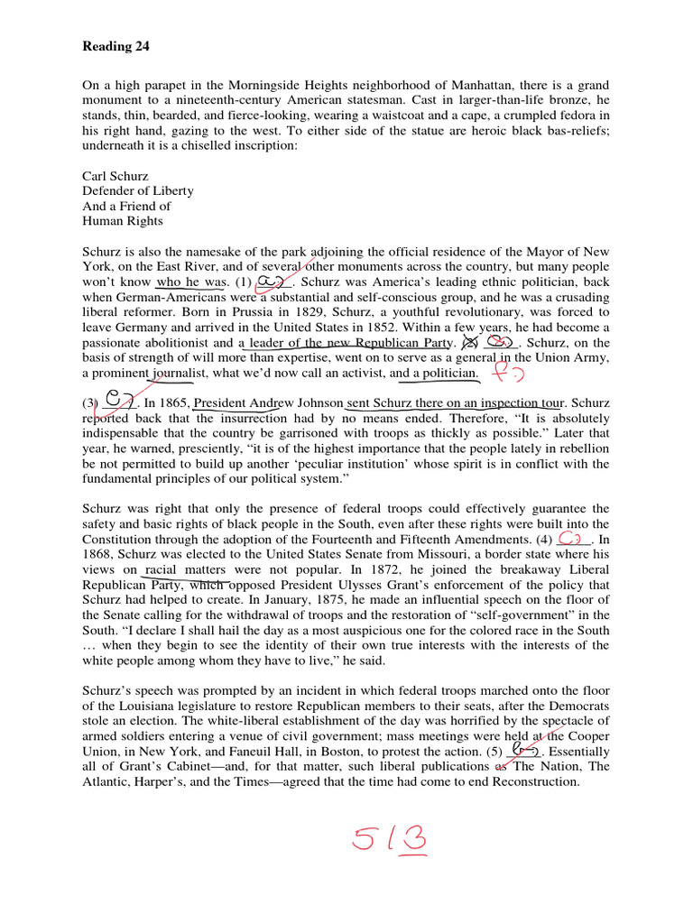 Reading 24 | PDF | Southern United States | Reconstruction Era