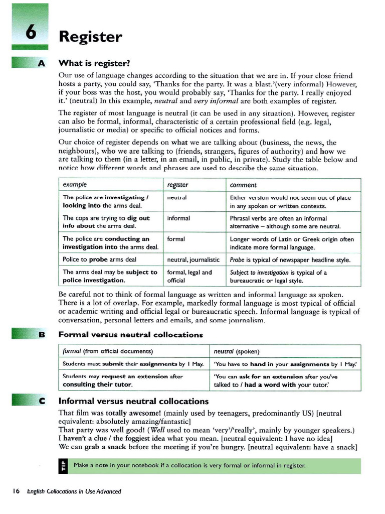 Collocations 6 | PDF