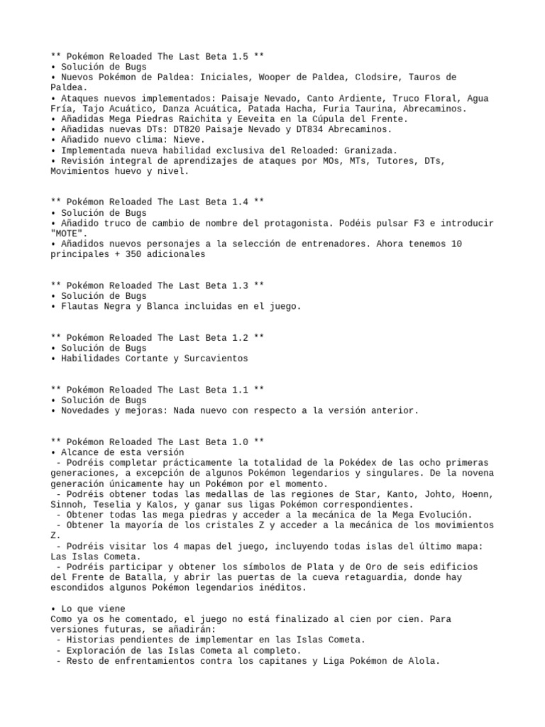 Leeme | PDF | Franquicias de Nintendo | Pokémon