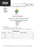 OILevel Biology Notes for Uganda | PDF