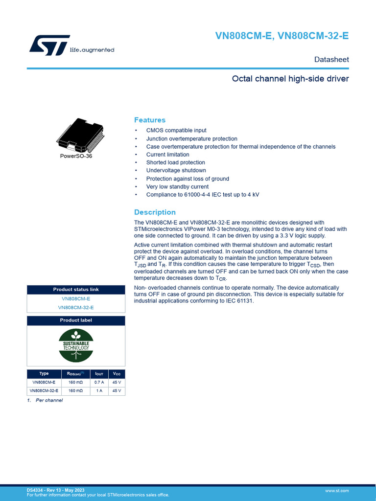 VN808CM | PDF | Logic Gate | Manufactured Goods