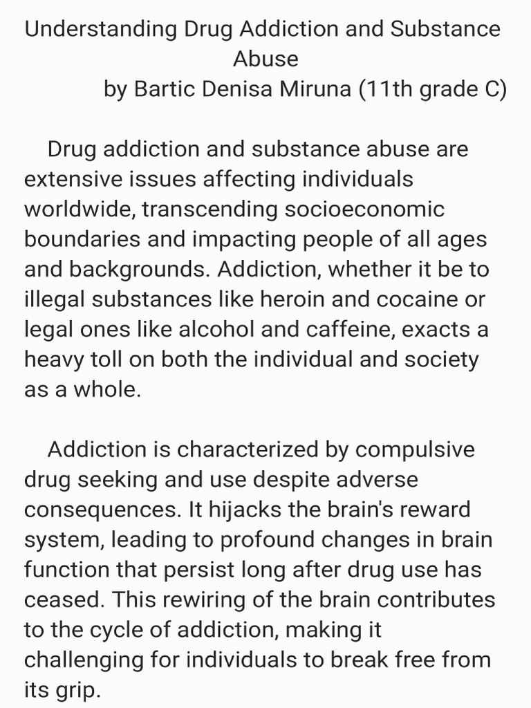 Addiction | PDF