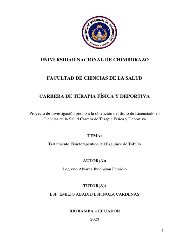 Tratamiento RICE para Esguince de Tobillo | PDF | Extremidades ...