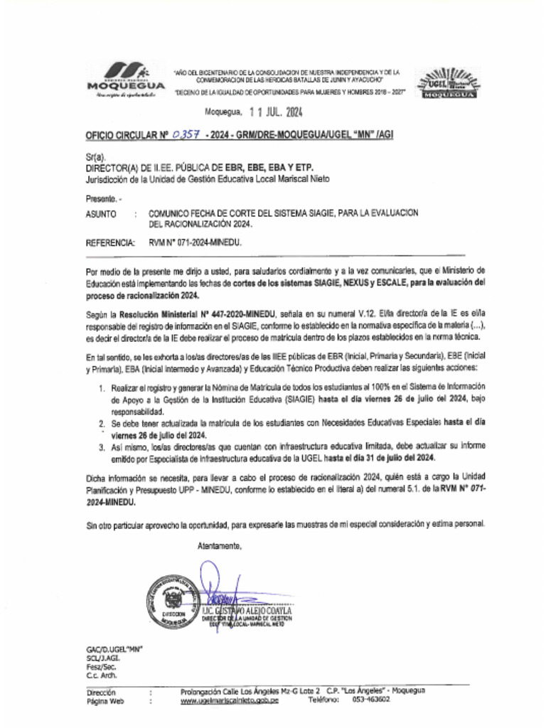 Oficio Circular Pdfoficio Circular