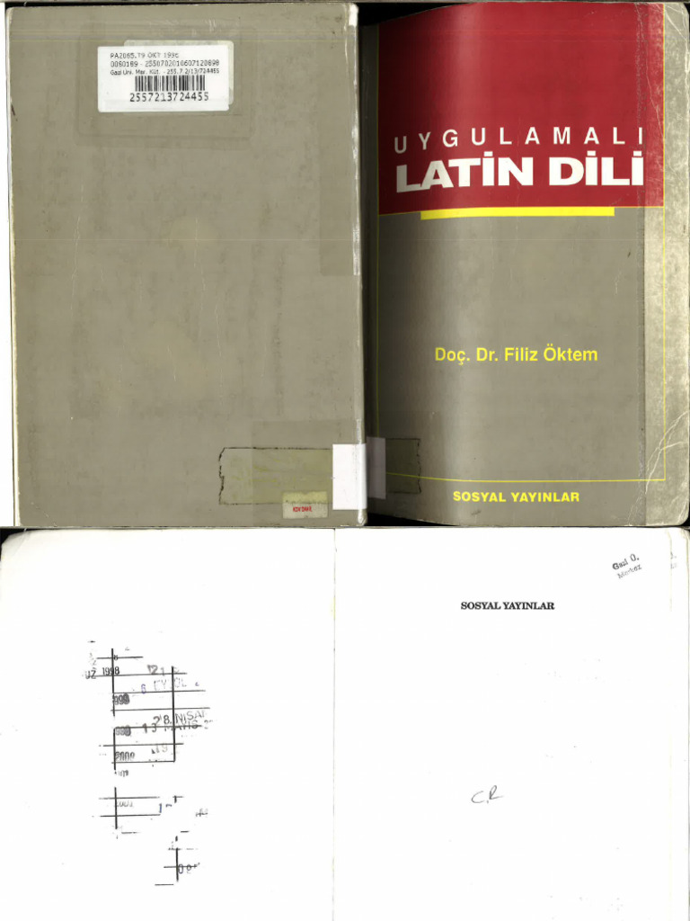 Uygulamalı Latin Dİli - Filiz Öktem | PDF