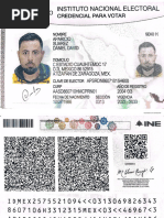 Credencial INE: Datos de Votante México | PDF