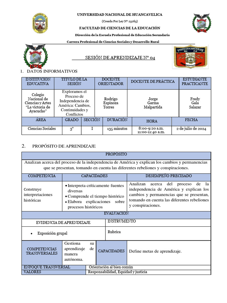 Sesión N 4-Lva | PDF | Maestros | Imperio español