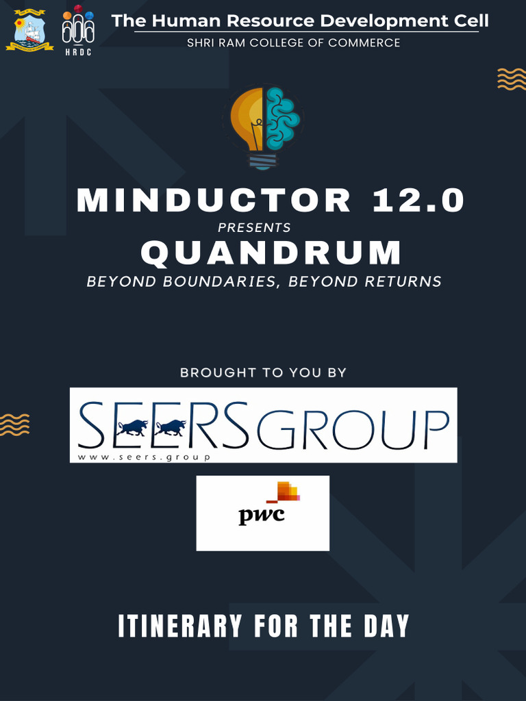 Itinerary - Quandrum Final Round | PDF