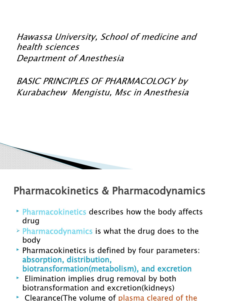 Basic principles of pharmacology | PDF | Receptor (Biochemistry ...