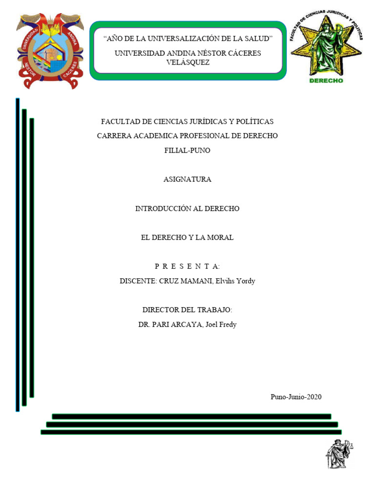 El Derecho y la Moral | PDF