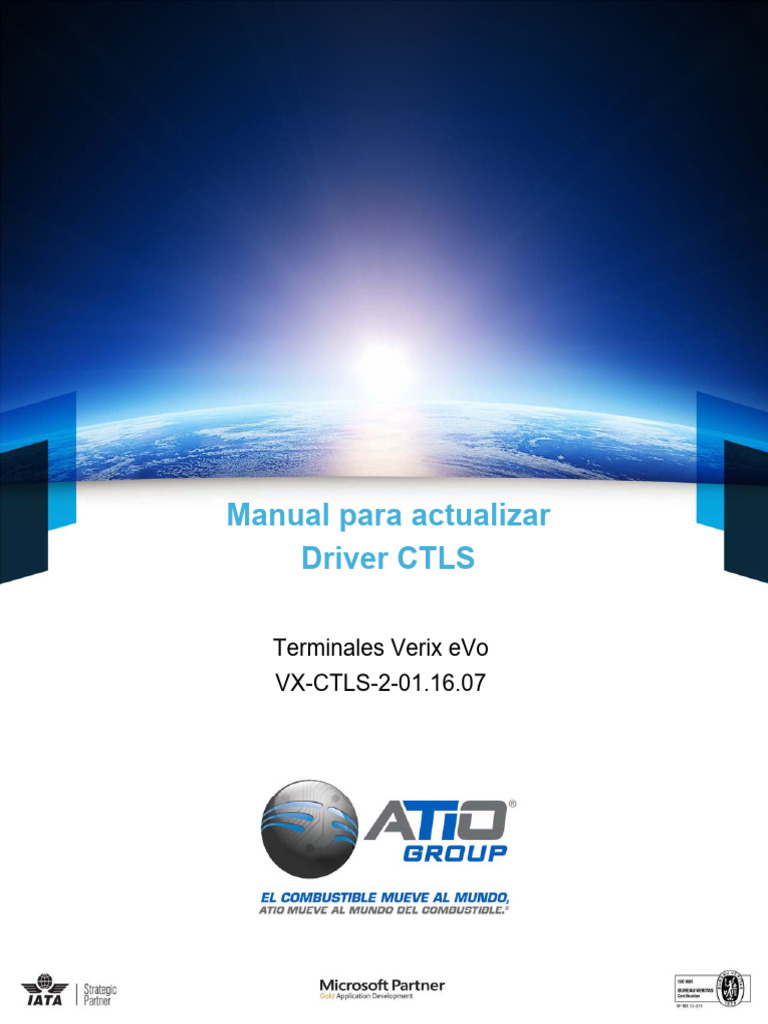Manual de Actualización Driver CTLS - Terminales EVo | PDF | Archivo de computadora | Terminal ...