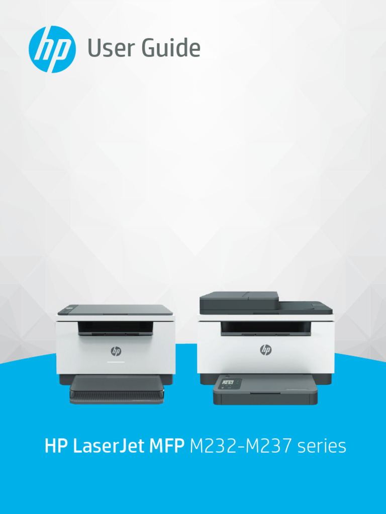 HP LaserJet MFP M232-M237 Series User Guide | PDF | Printer (Computing ...