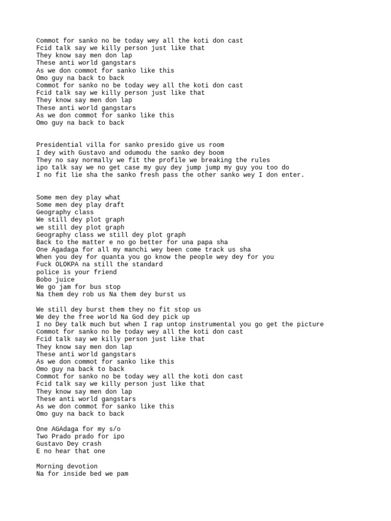 Commot for Sanko | PDF