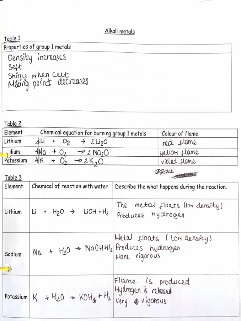 Ku Chem Alkali Metals | PDF