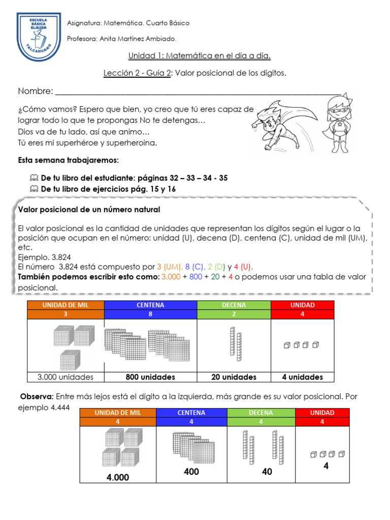 Matema Cuarto Segunda Semana | PDF | Aritmética