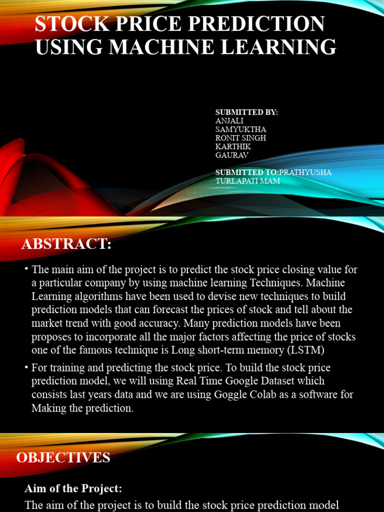 Stock Price Prediction with LSTM | PDF | Prediction | Stocks