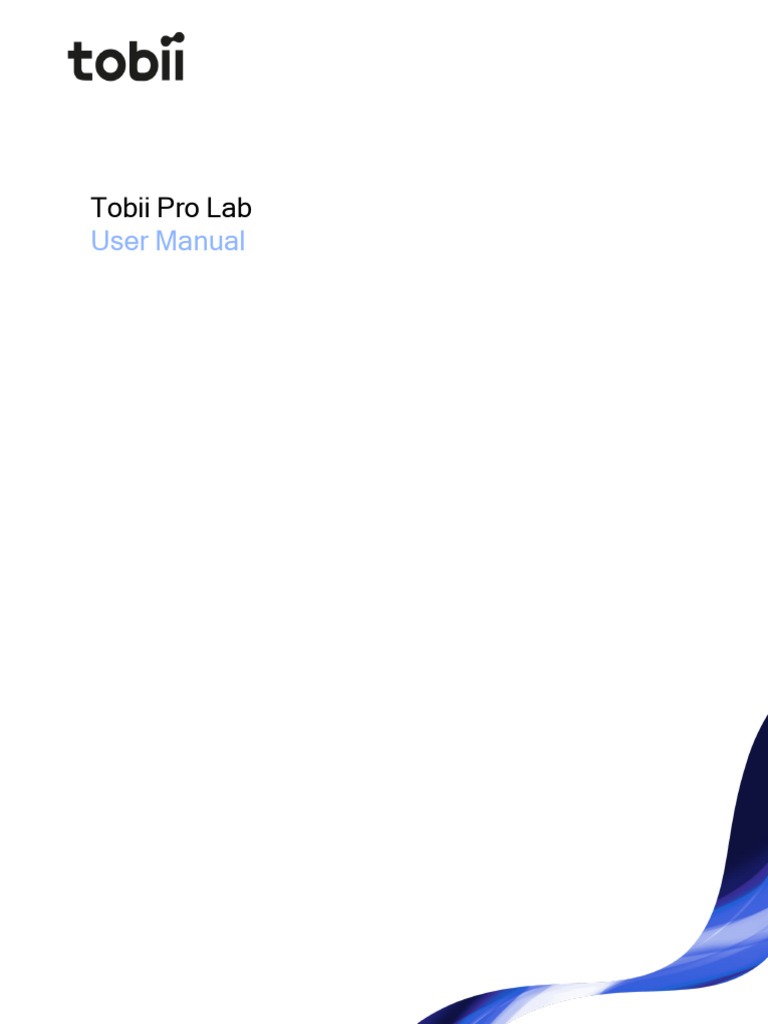 Tobii Pro User Manual | PDF | Installation (Computer Programs) | Windows 10
