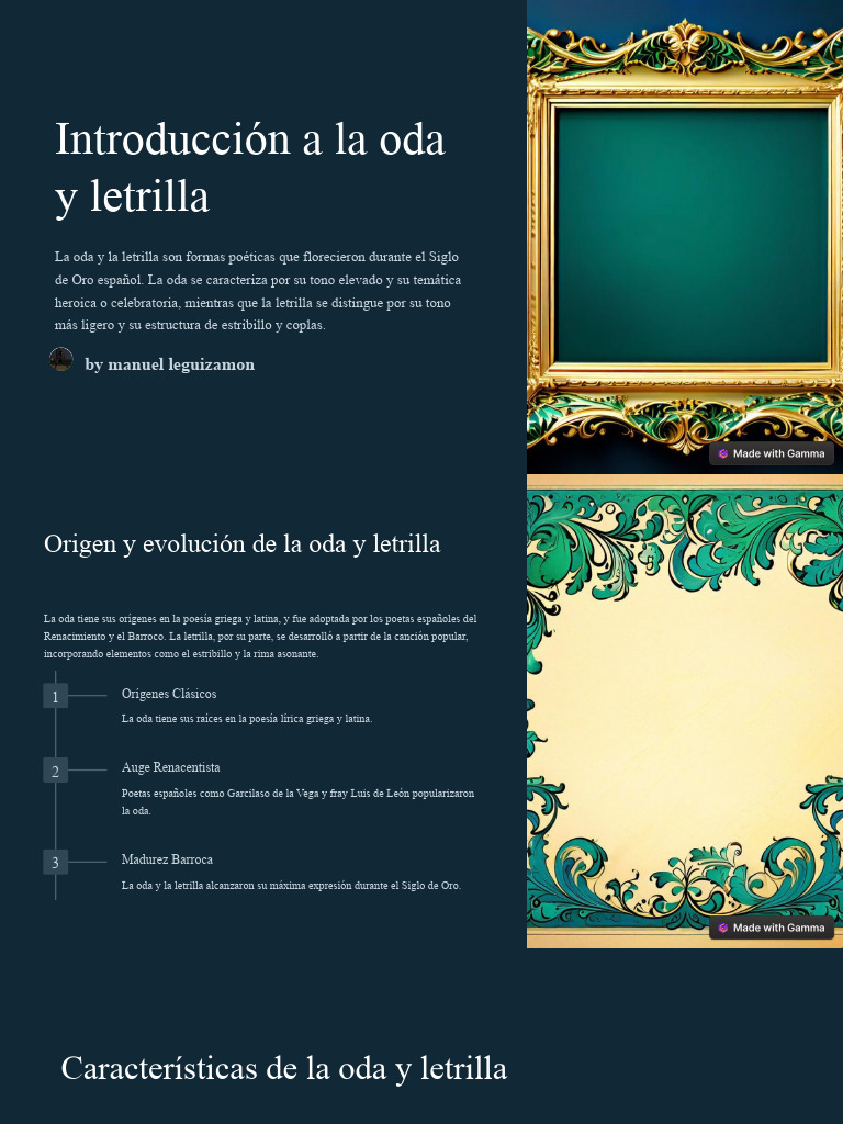 Introduccion A La Oda y Letrilla | PDF | Poesía | Sátira