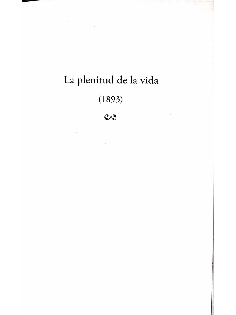 La Plenitud de La Vida | PDF