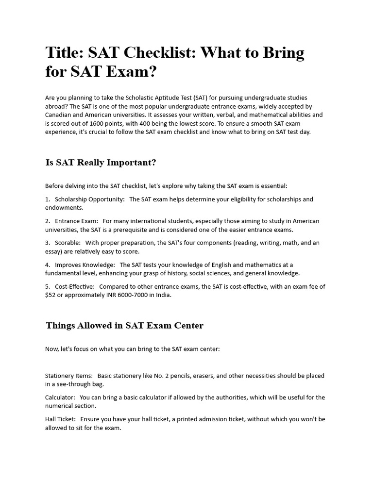 SAT1 | PDF | Sat | Tests