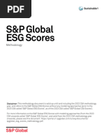 S&P Global ESG Scores Methodology | PDF | Governance | Climate Change ...