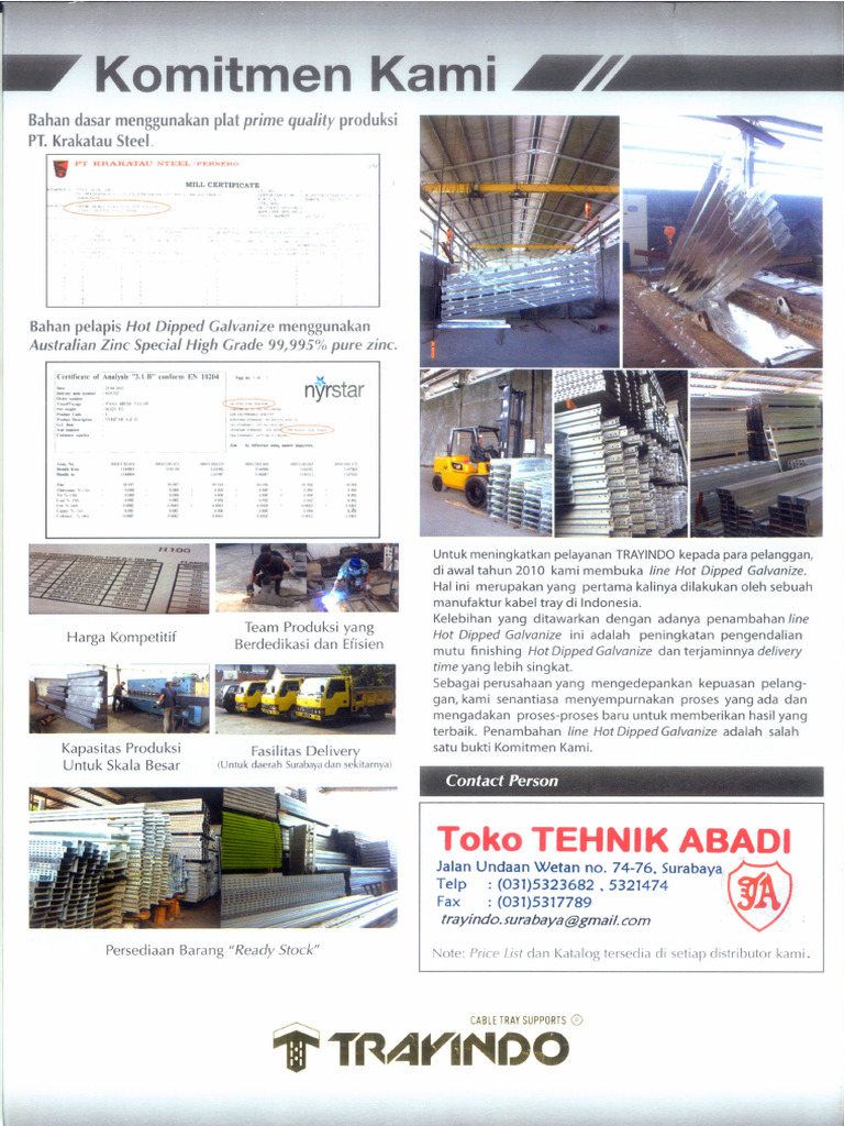 Trayindo Brosur 6 | PDF