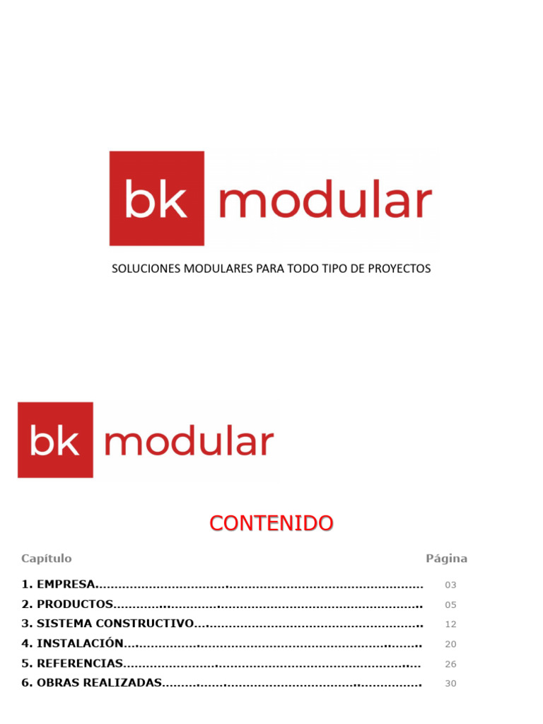 Soluciones Modulares BK Perú | PDF | Tecnología