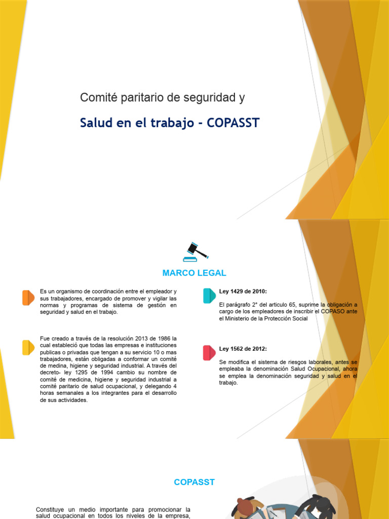 Capacitacion Copasst | PDF | Seguridad y salud ocupacional | Business