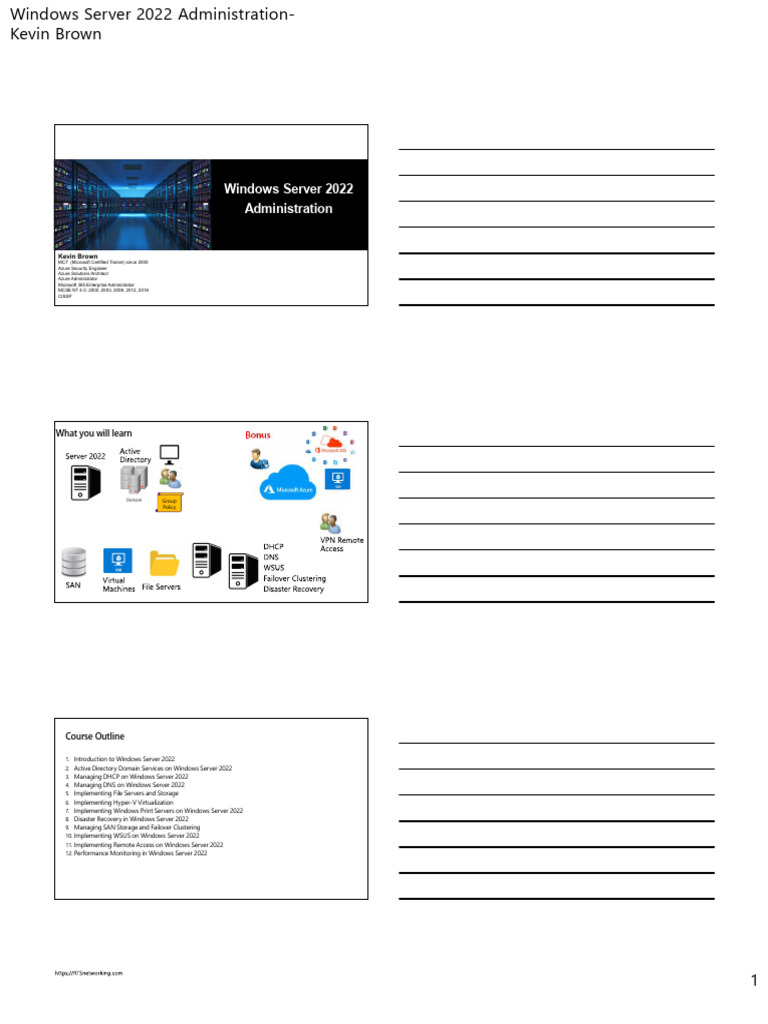 Windows-Server-2022-Notes-Courseware | Download Free PDF | Domain Name ...