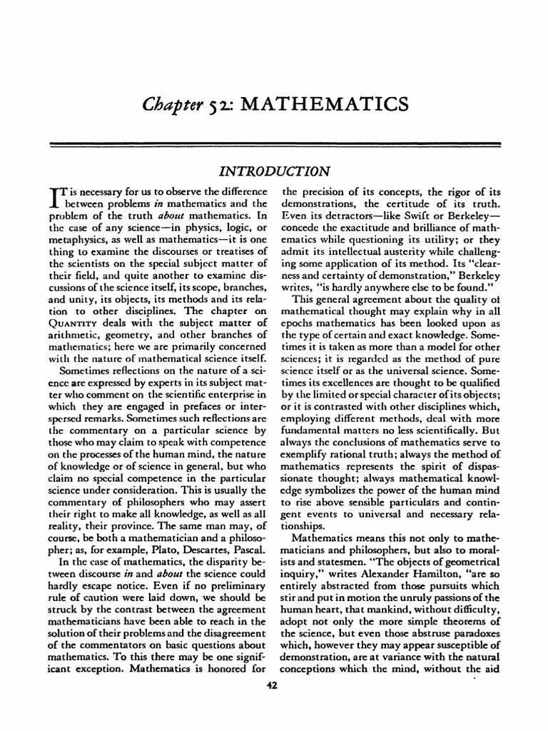 052 Mathematics | PDF | Mathematics | Axiom