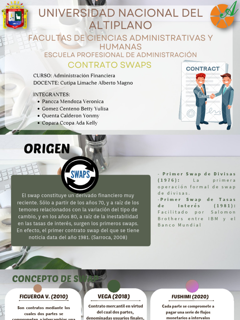Contratos Swap: Definición y Tipos | PDF | Swap (Finanzas) | Interés
