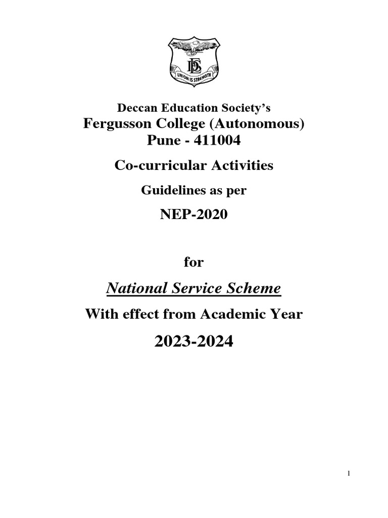 NSSSyllabus NEP Final | PDF