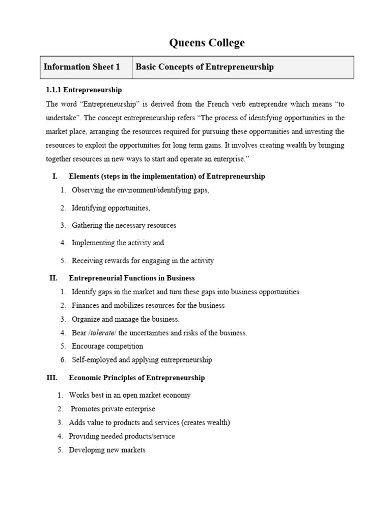 Entrepreneurship & Employability Skill Module 1 | PDF ...