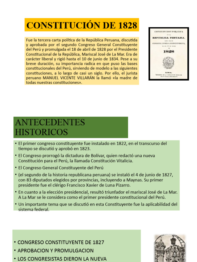 Constitución de 1828 | PDF | América del Sur | Gobierno
