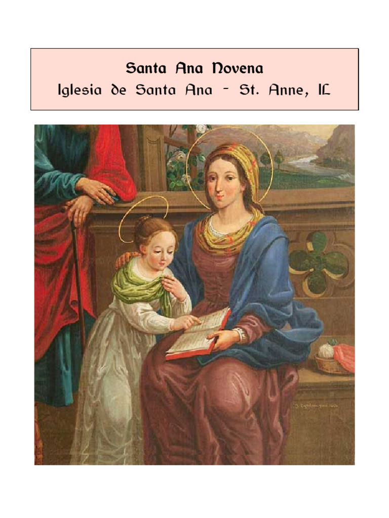 St. Anne Novena Booklet ES Large-476bc831 | PDF | Intercesión | eucaristía