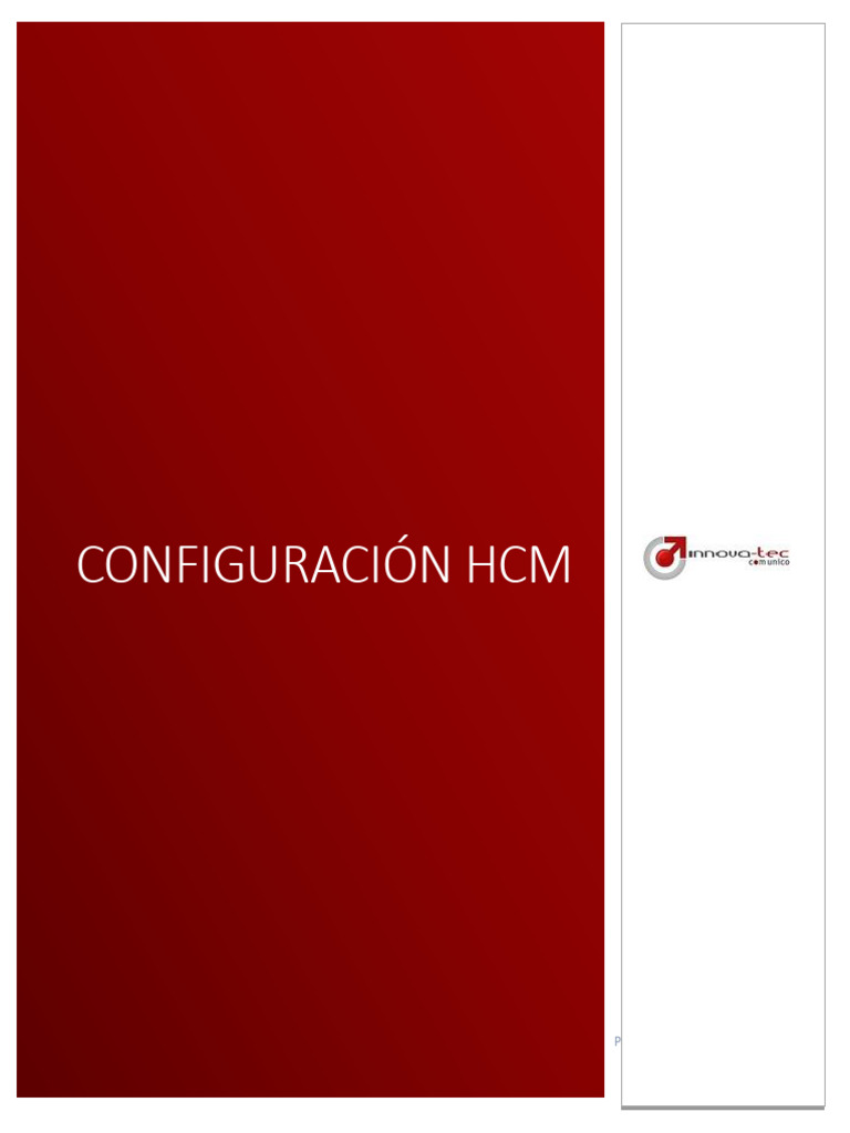 Configuración HCM | PDF