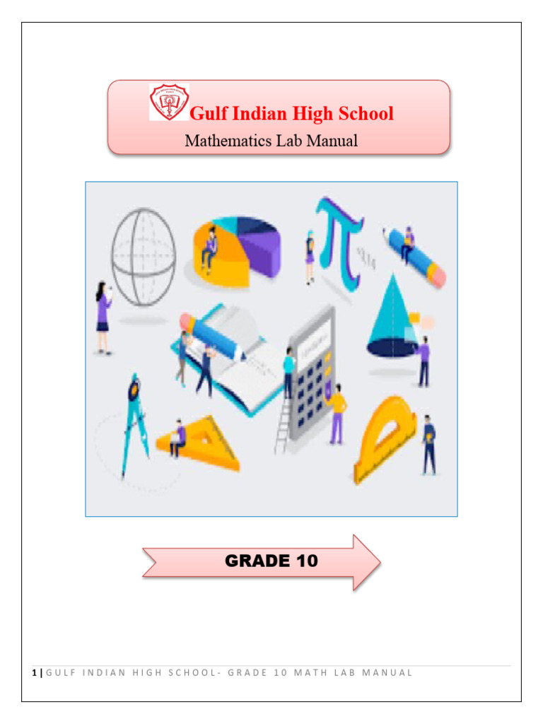 Grade 10 Maths Record and Project Activitie 2024-25docx | PDF ...