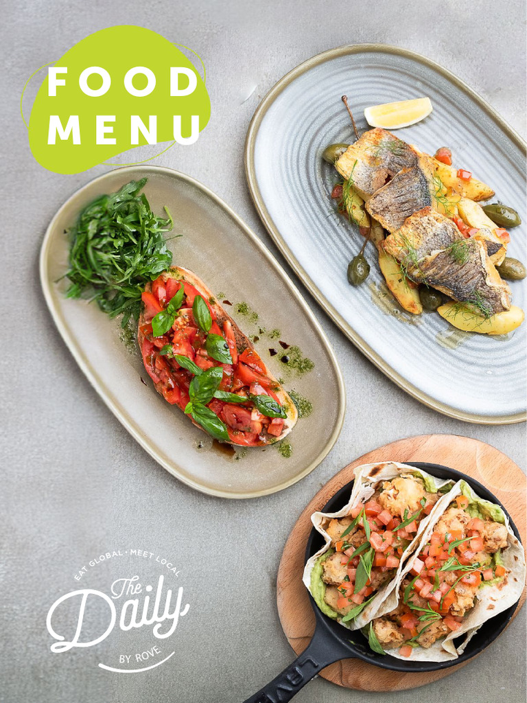 Rove Hotel Room Service Menu | PDF | Salad | Pizza