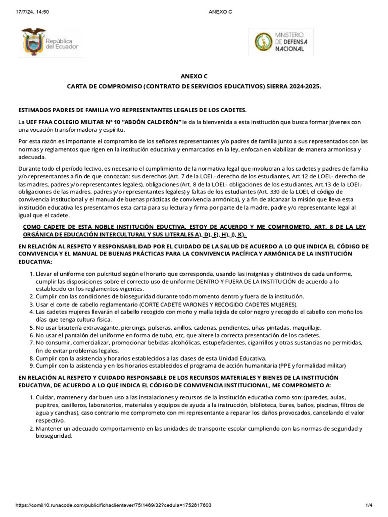 Anexo C | PDF | Institución | Maestros