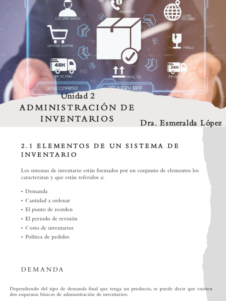 Administración de Inventarios | PDF | Oferta (economía) | Mercado (economía)