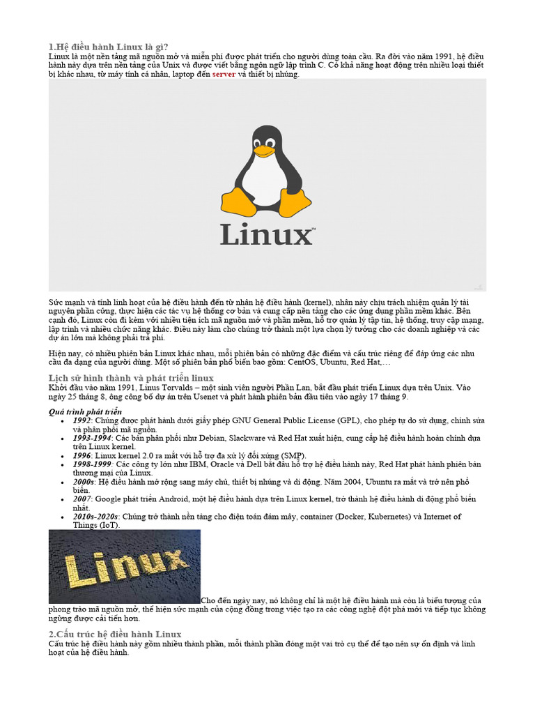 HĐH Unix | PDF