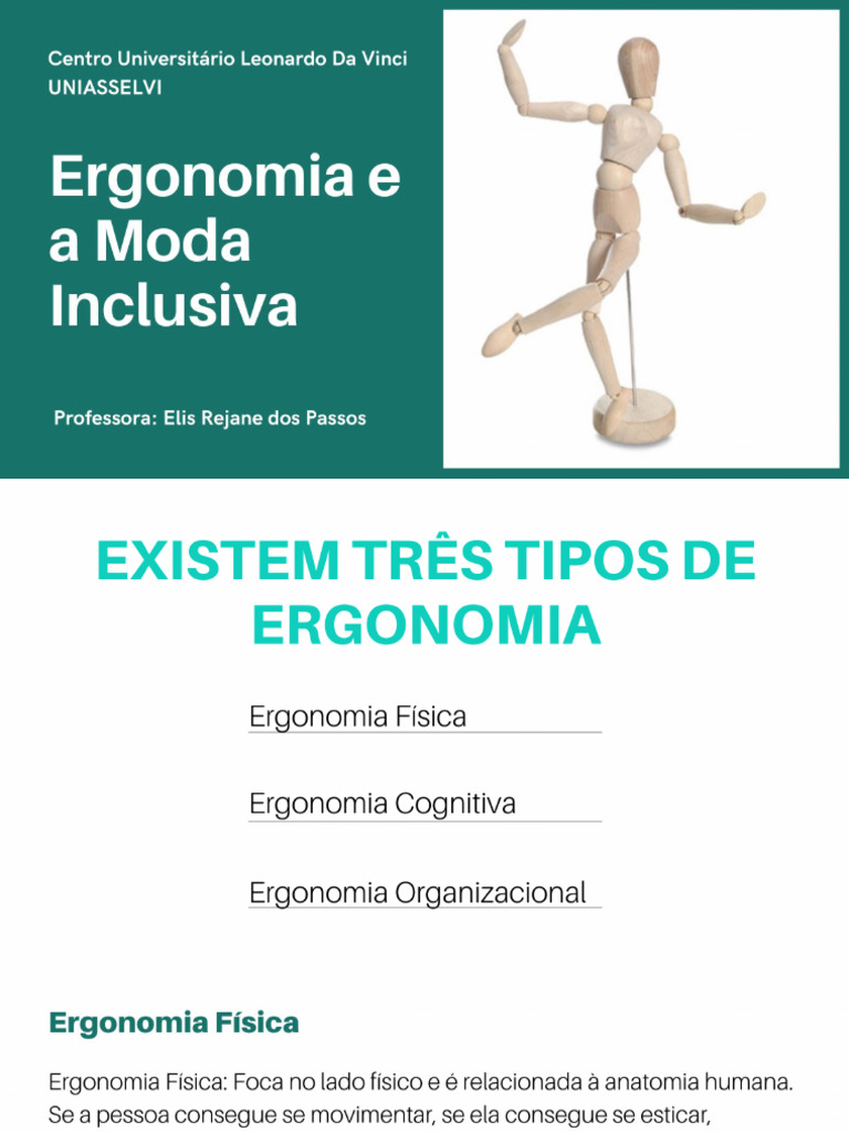 3 - Ergonomia e Moda Inclusiva PDF | PDF