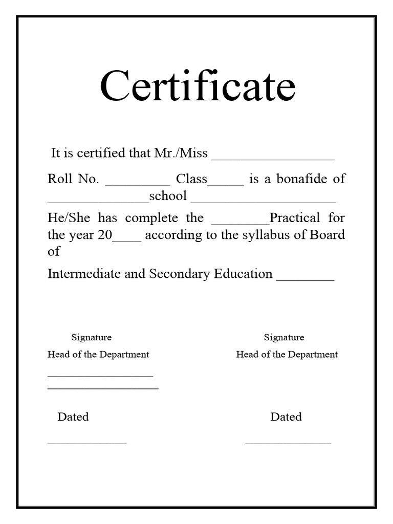 Practical Completion Certificate Template | PDF | Career & Growth