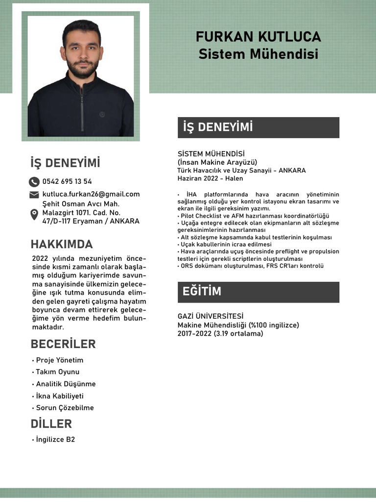 Furkan Kutluca | PDF