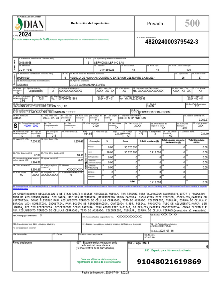 DIM E200 | PDF | aduana | Negocios Internacionales