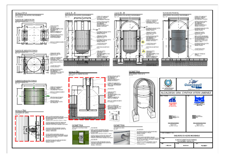 Tacho de Basura Detallado | PDF | Materiales de construcción | Procesos industriales