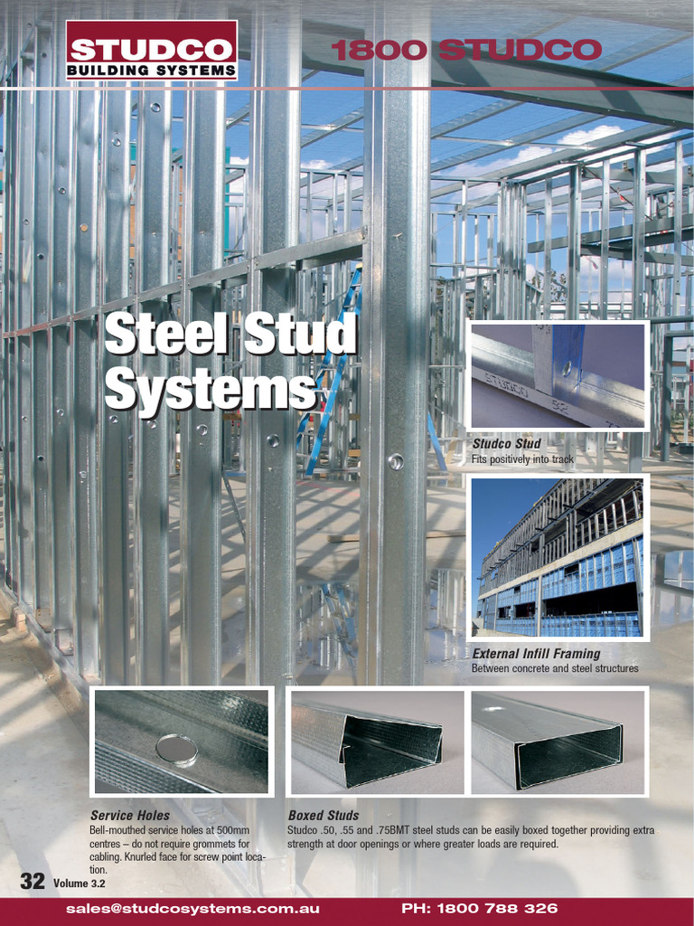 Studco Steel Stud Systems - Design Manual Vol 3.2 - 0720 | PDF ...