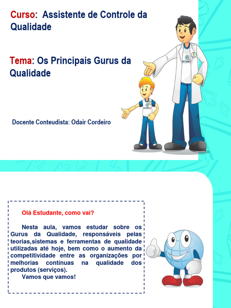 04_Gurus da qualidade | PDF | Qualidade (negócios) | Business 04_Gurus da qualidade | PDF | Qualidade (negócios) | Business