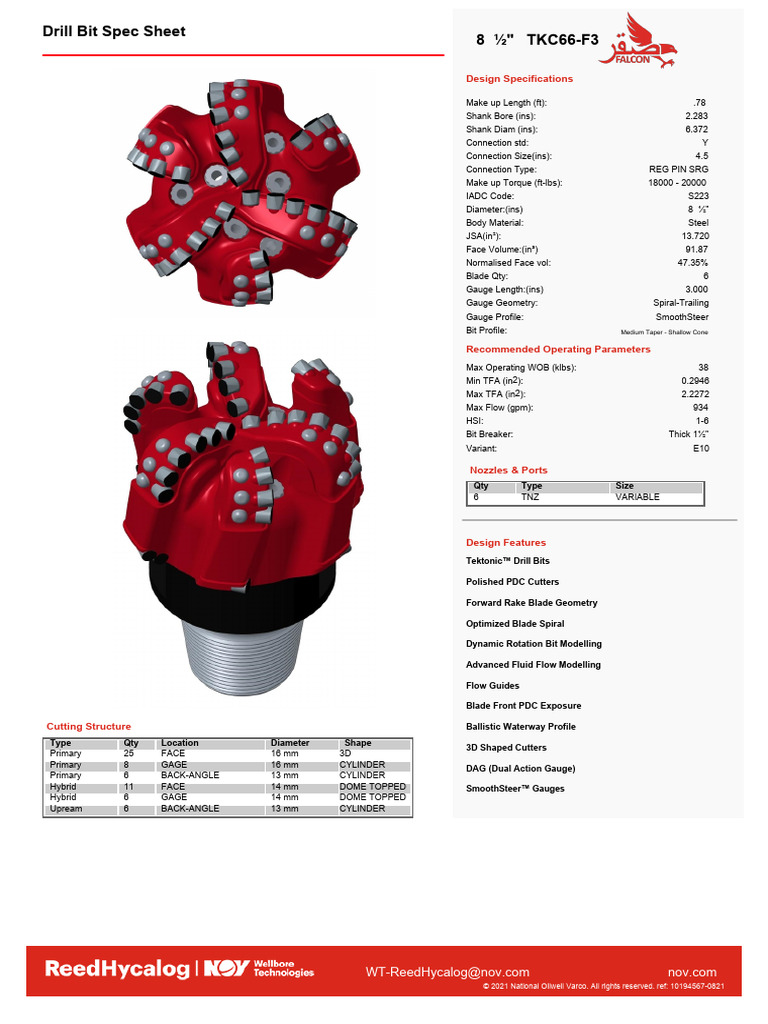 8.5'' TKC66-F3 | Download Free PDF | Mechanical Engineering