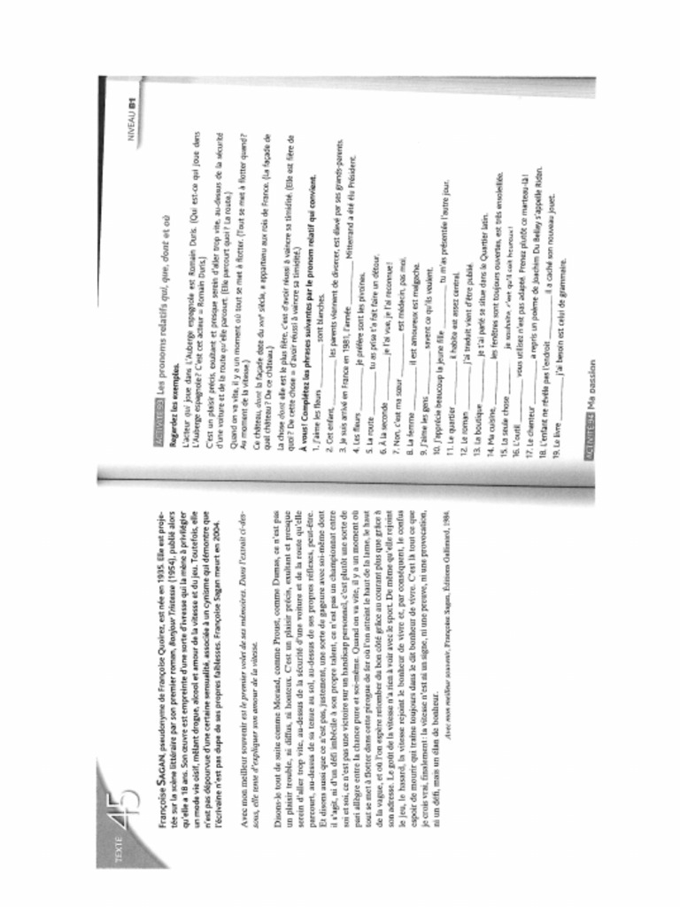 Sagan - Relatifs | PDF